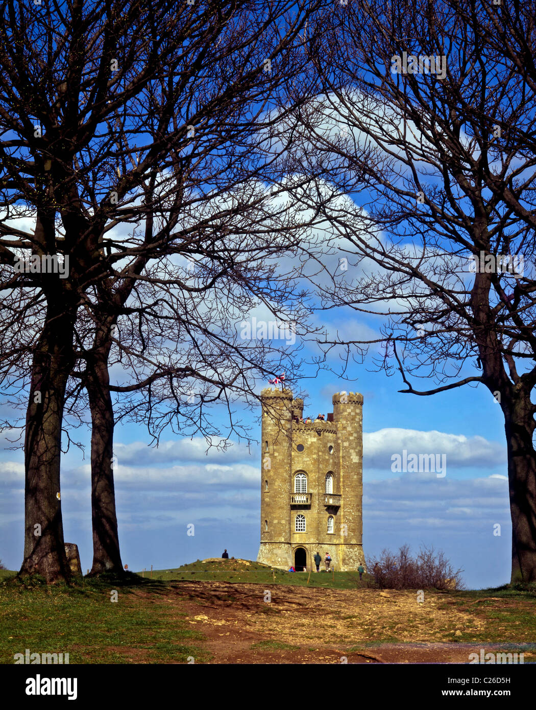 Broadway Tower Cotswolds. 18th century folly, Broadway England UK ...