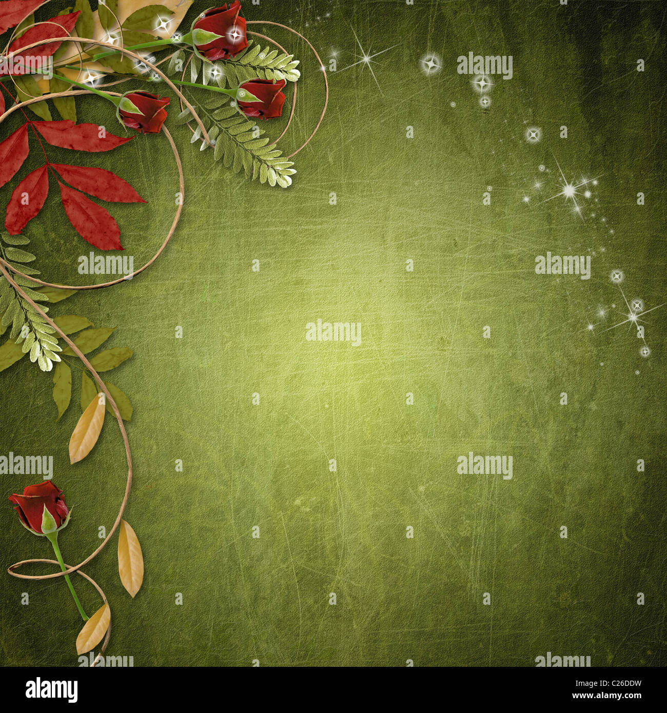 grunge green background Stock Photo - Alamy