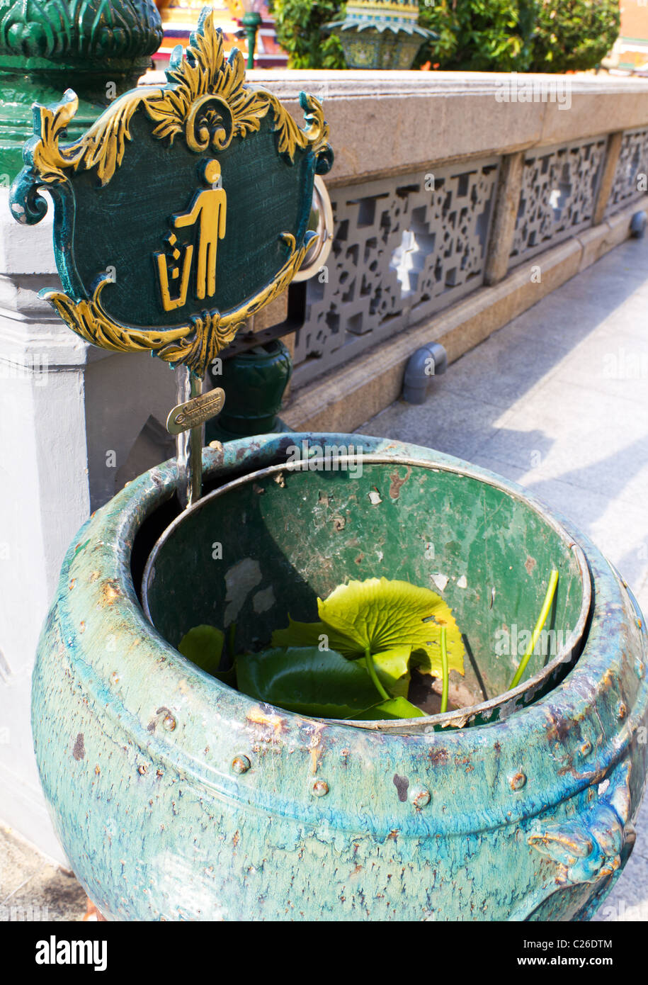 Grand palace trash can hi-res stock photography and images - Alamy
