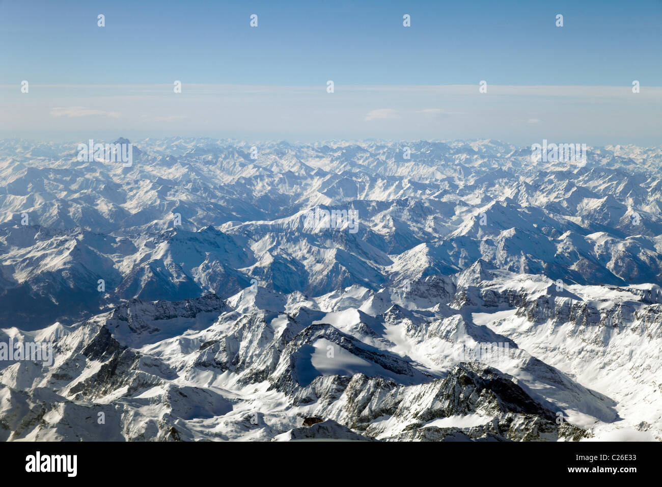 Images of Mont Blanc mountain range, Courmayeur, Italy Stock Photo - Alamy