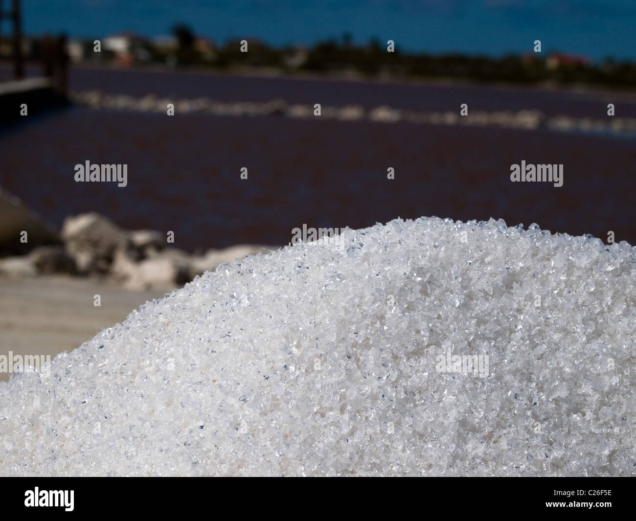 A pile of salt crystals at Grand Turk Stock Photo - Alamy