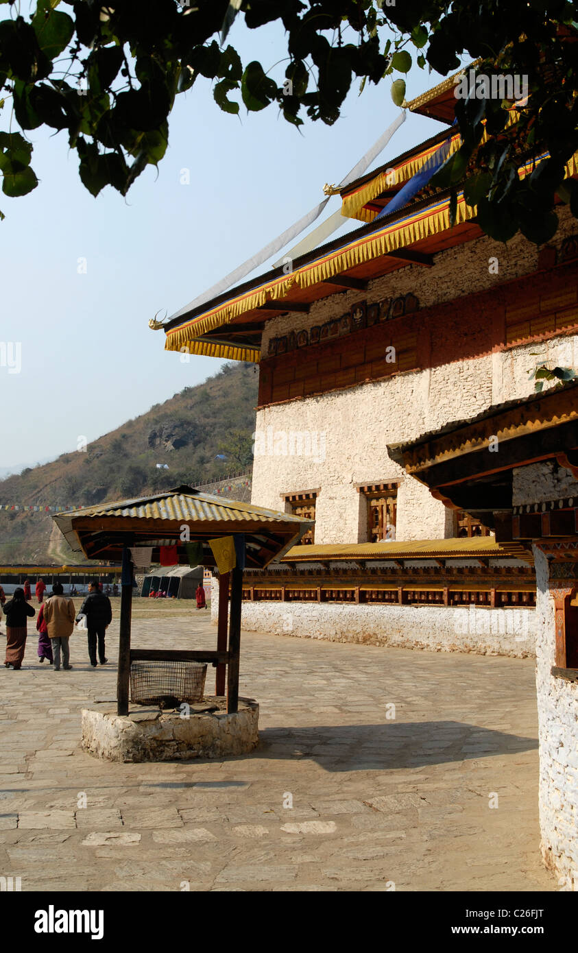 Gom Kora temple, a sacred meditation site of Guru Rimpoche, north of ...