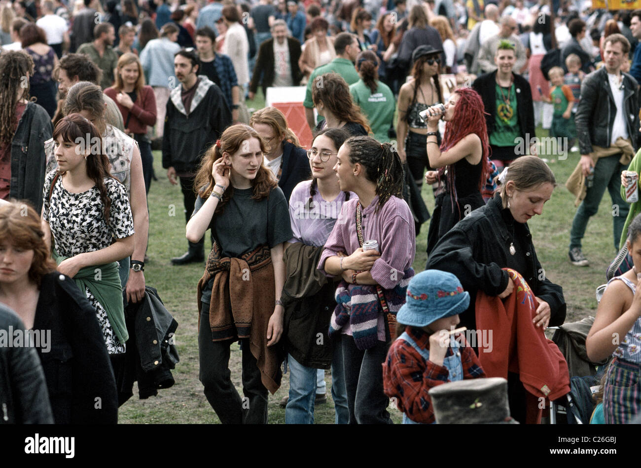Crowd scene at a summer festival Stock Photo - Alamy