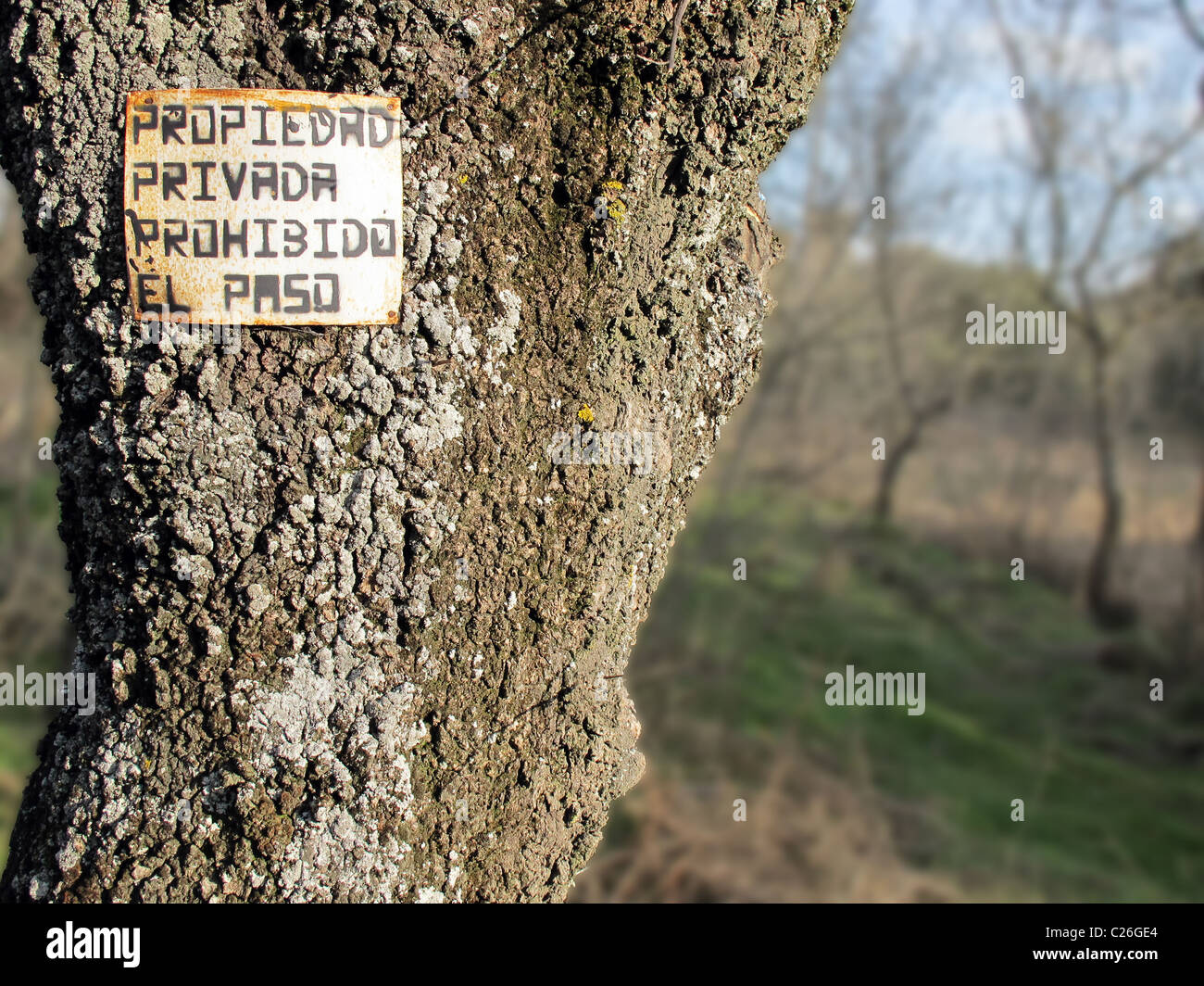 Poster in spanish hi-res stock photography and images - Alamy