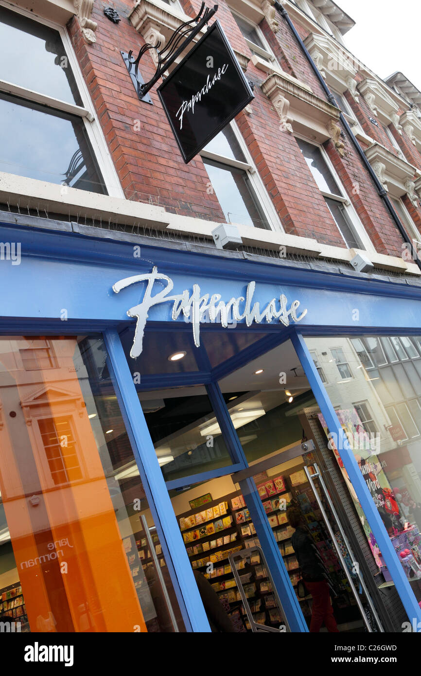 Paperchase store in Pride Hill, Shrewsbury, England Stock Photo - Alamy
