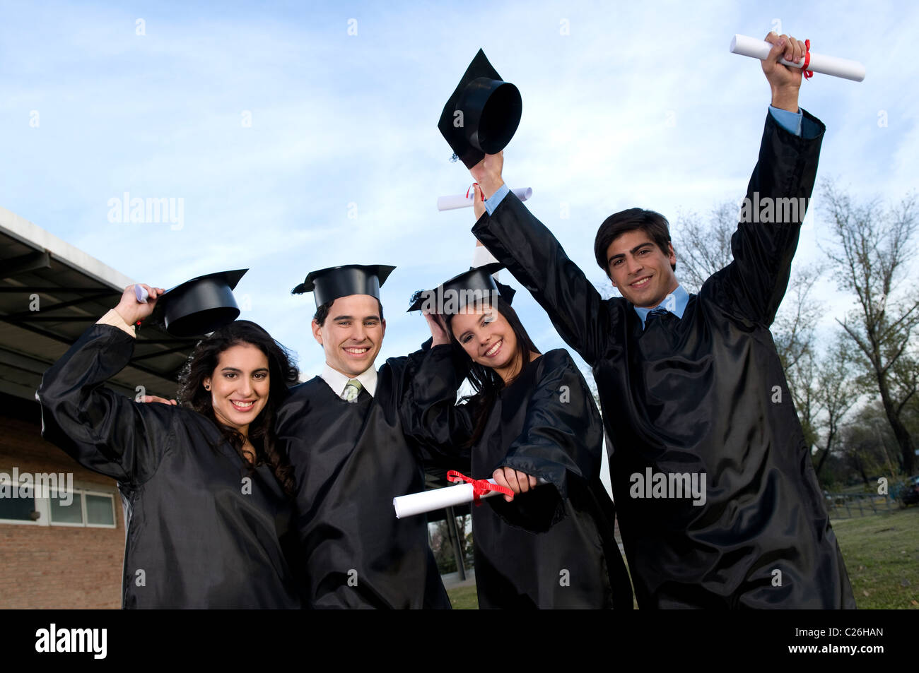 Collage students in campus hi-res stock photography and images - Alamy