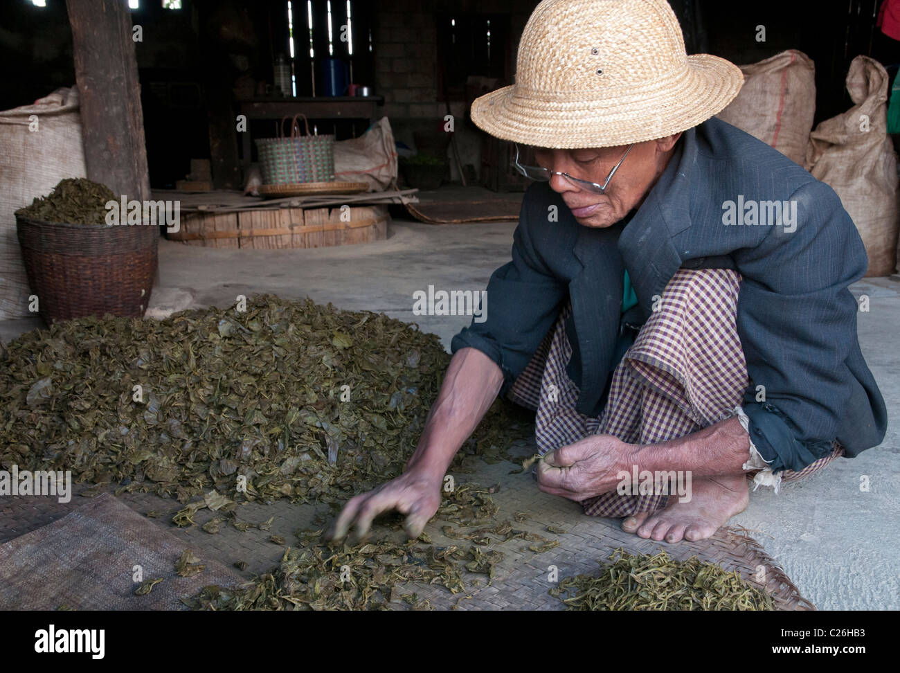 Sorting tea hi-res stock photography and images - Alamy