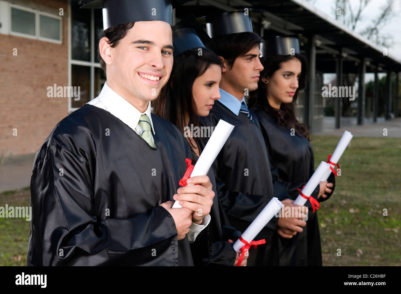 Collage students in campus hi-res stock photography and images - Alamy
