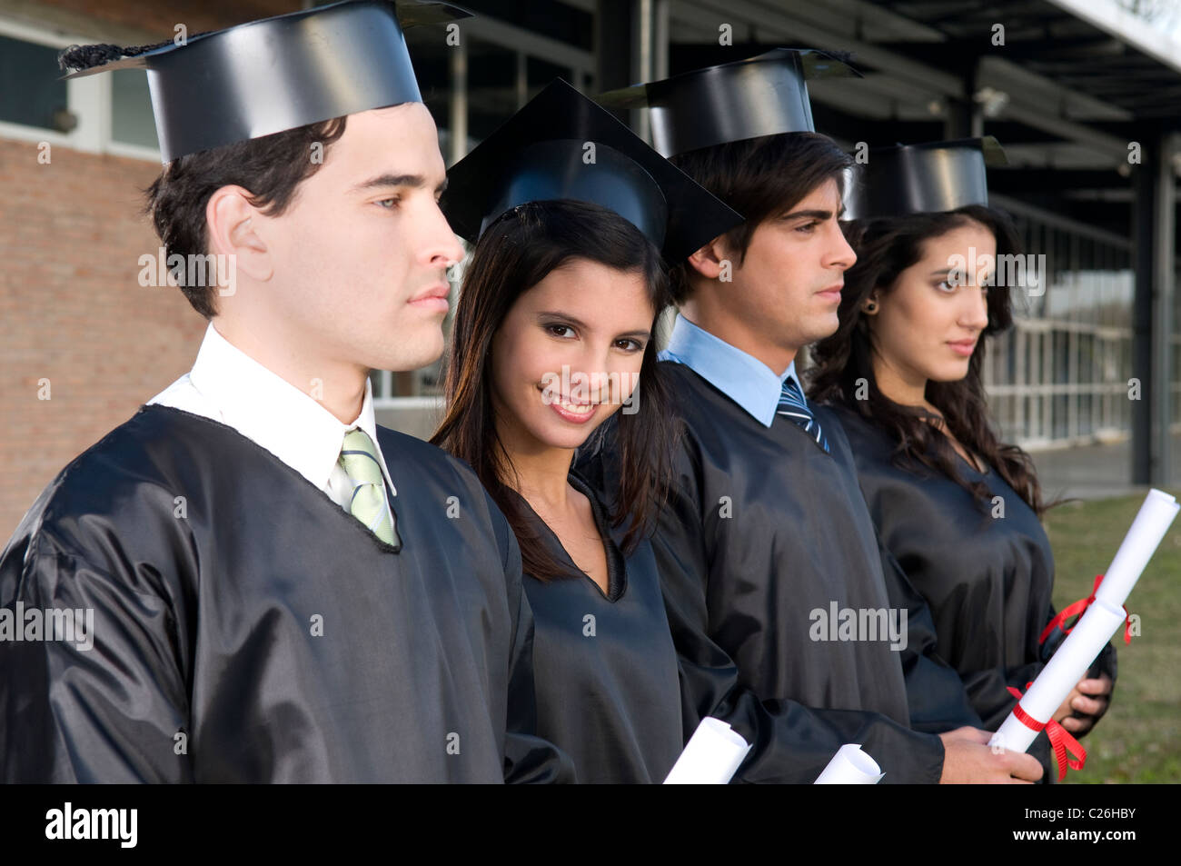Collage students in campus hi-res stock photography and images - Alamy