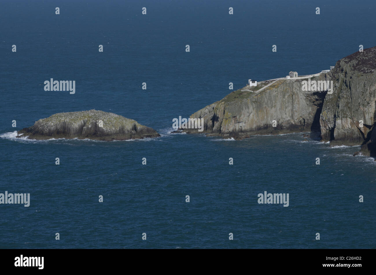 North Stack a remote headland, once a fog warning and lookout station ...