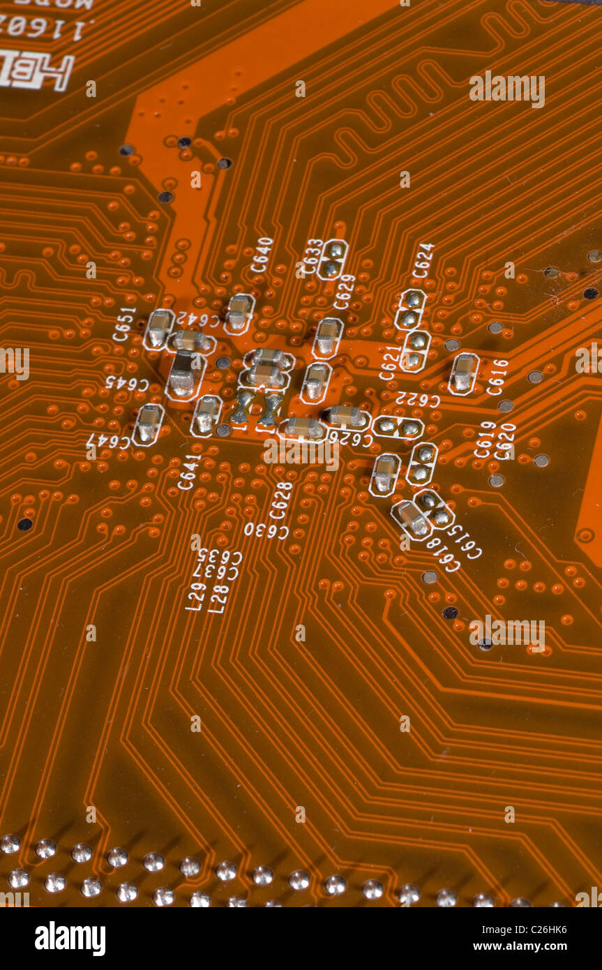 chip component of the computer unit Stock Photo - Alamy