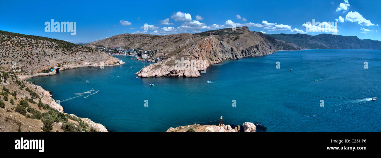 Crimean Mountains form the city of Balaklava, Ukraine Stock Photo - Alamy