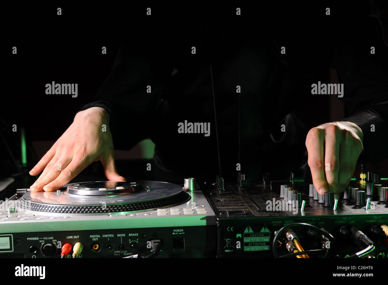 DJ Music night club Stock Photo - Alamy