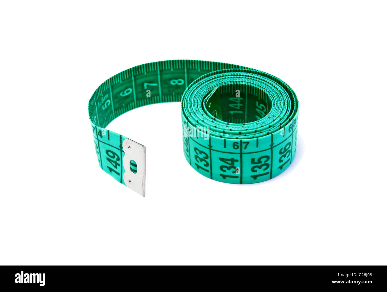 meter isolated on a white background Stock Photo - Alamy