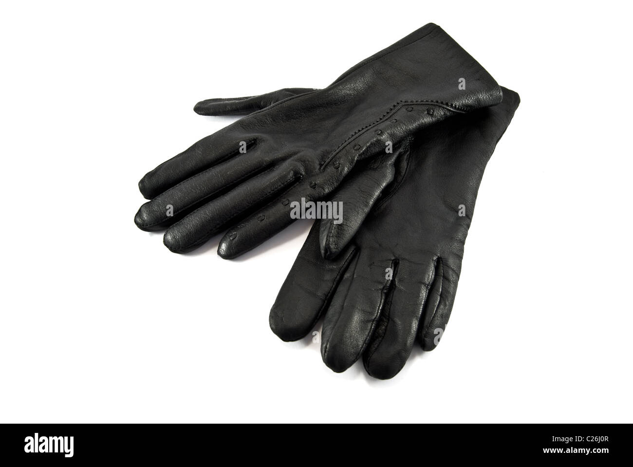 skin mittens are isolated on a white background Stock Photo - Alamy