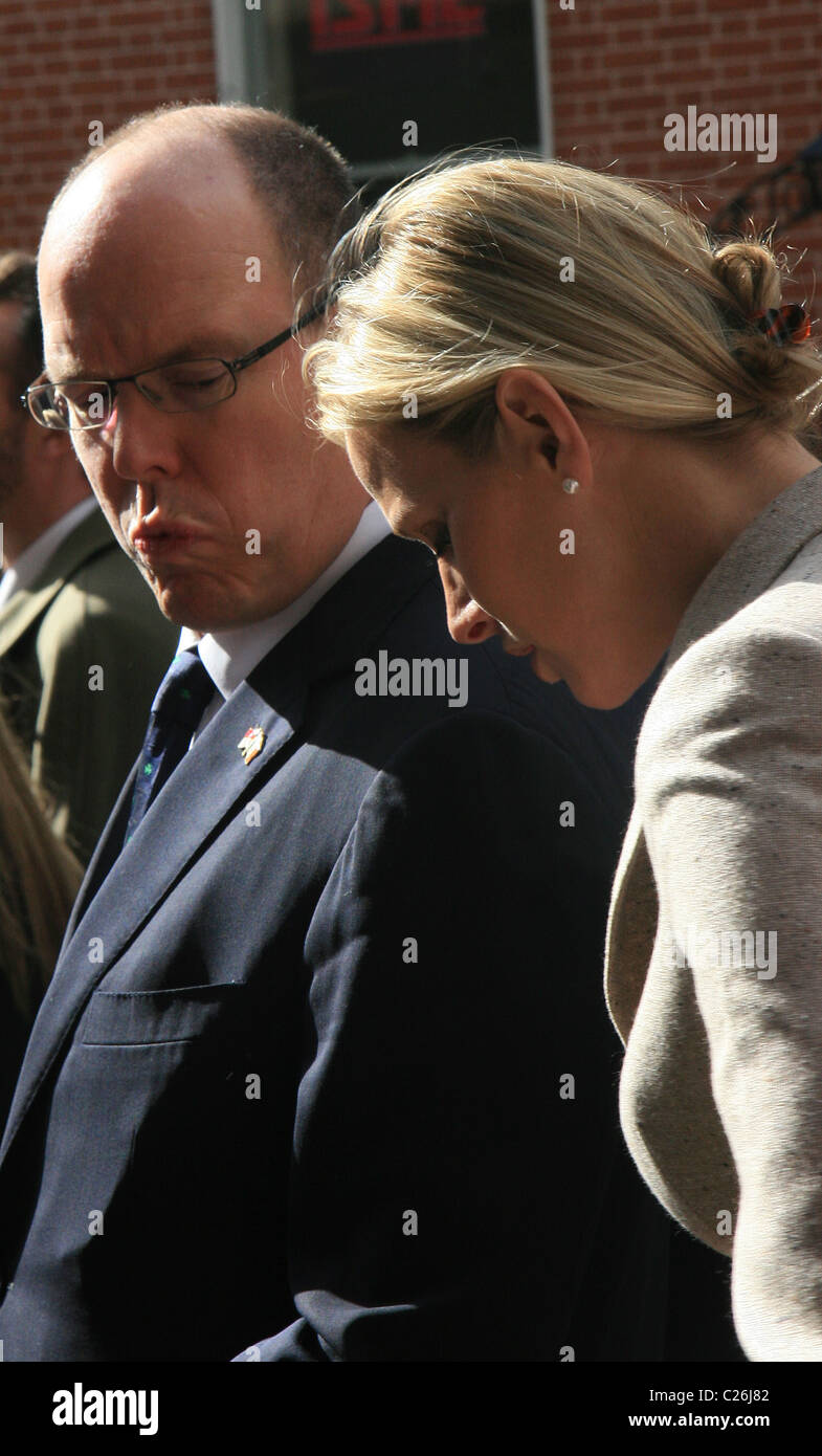 State Visit to Ireland - Prince Albert II of Monaco and his girlfriend ...