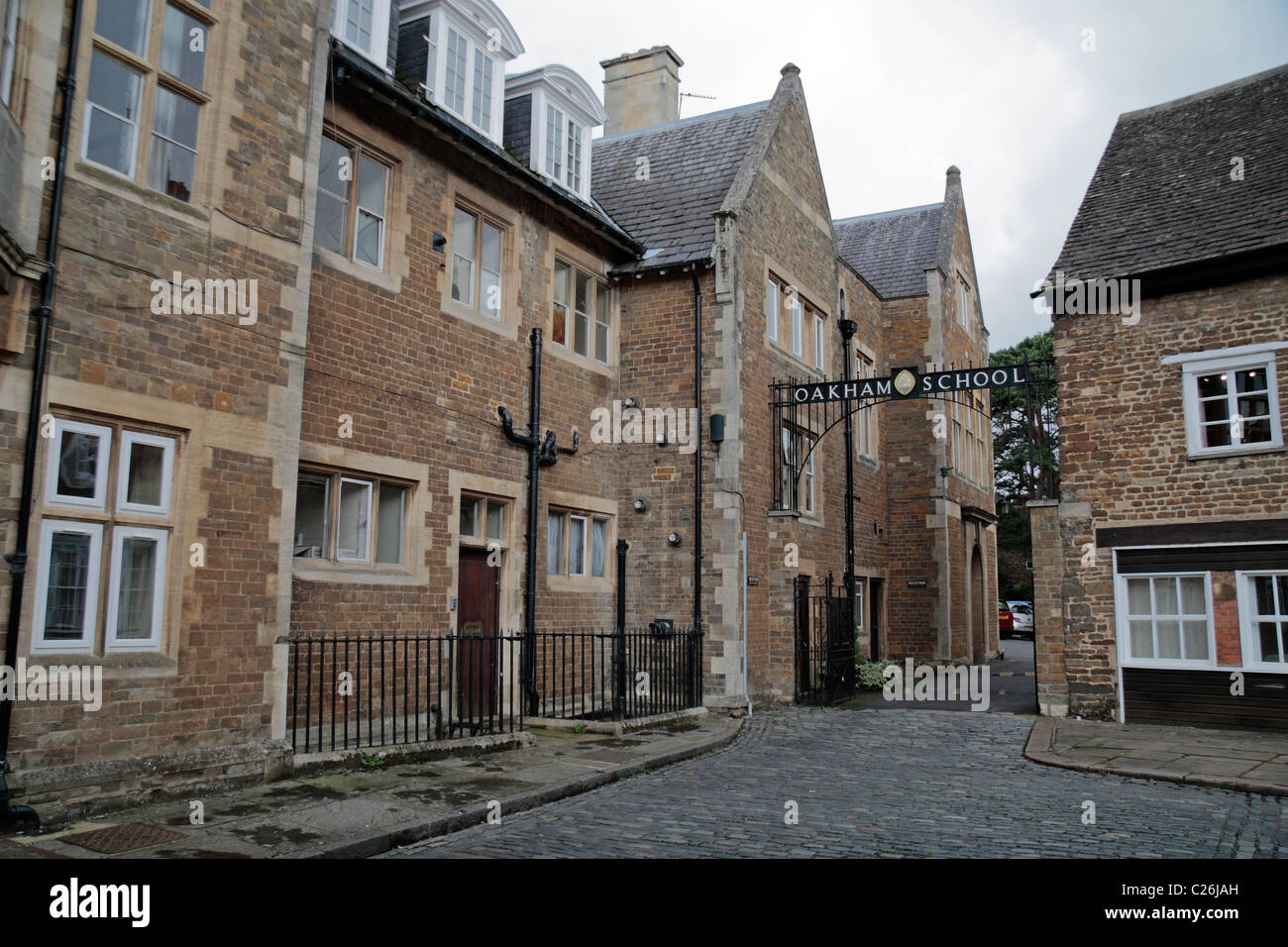 The entrance to Oakham School, a private, independent day and boarding ...