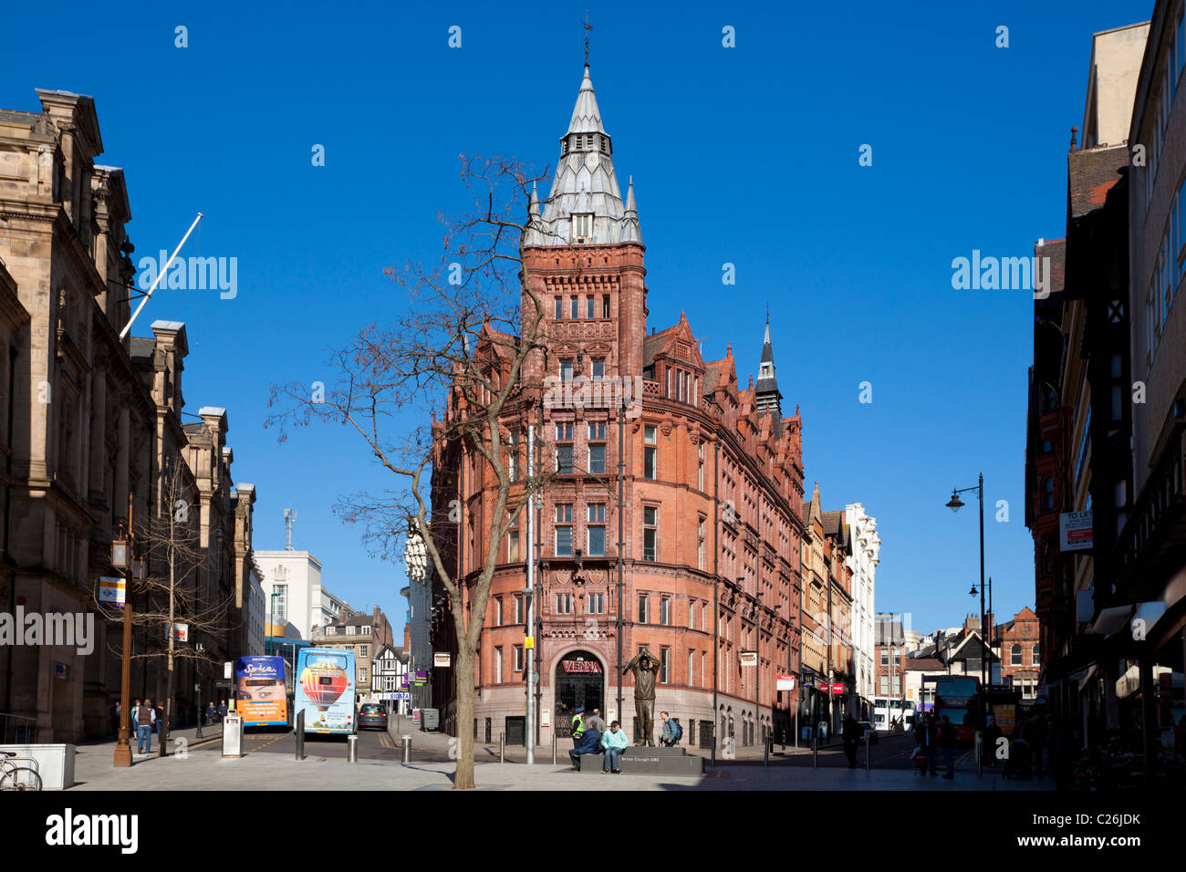 Nottingham city centre hi-res stock photography and images - Alamy