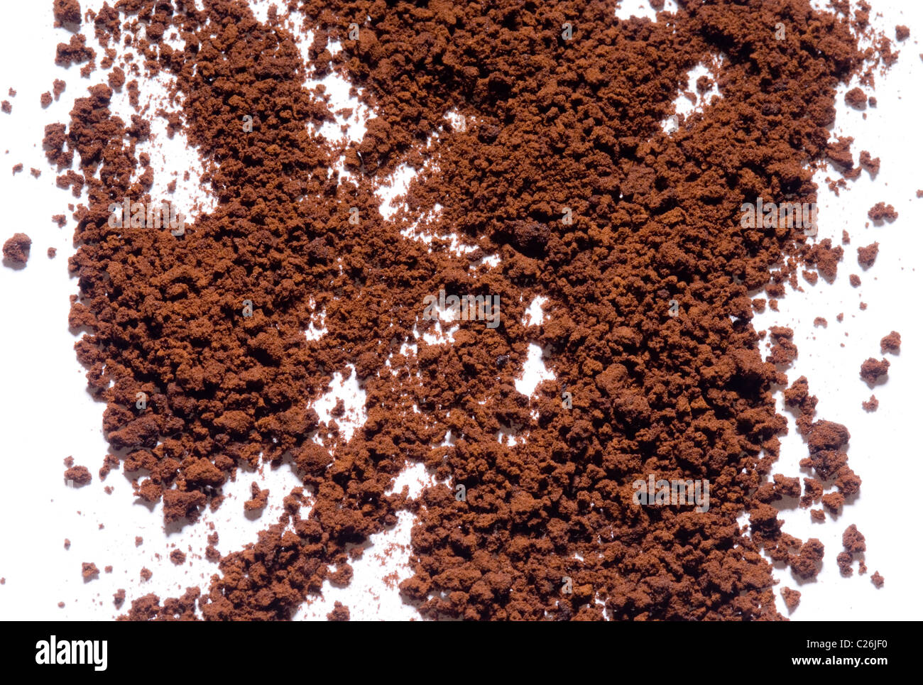 Instant coffee powder background Stock Photo - Alamy