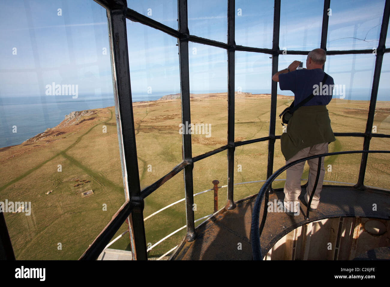 Lundy island aerial view hi-res stock photography and images - Alamy