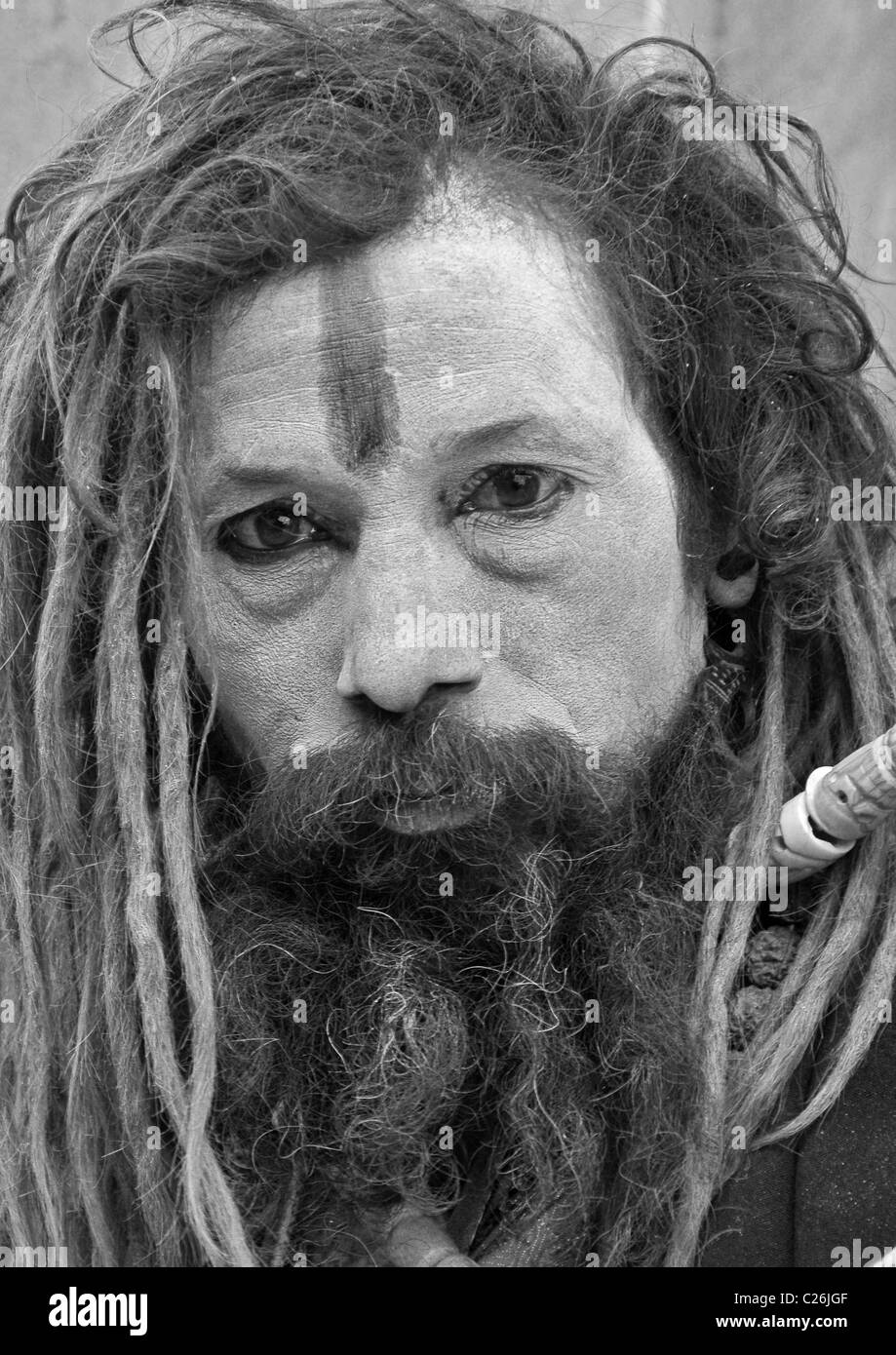 Holy man Black and White Stock Photos & Images - Alamy