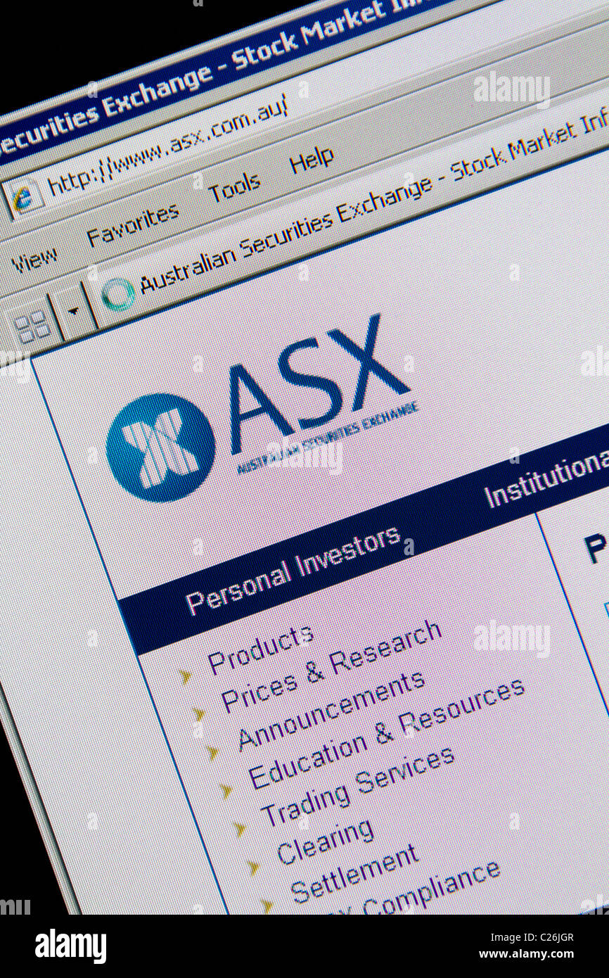 Asx hi-res stock photography and images - Alamy