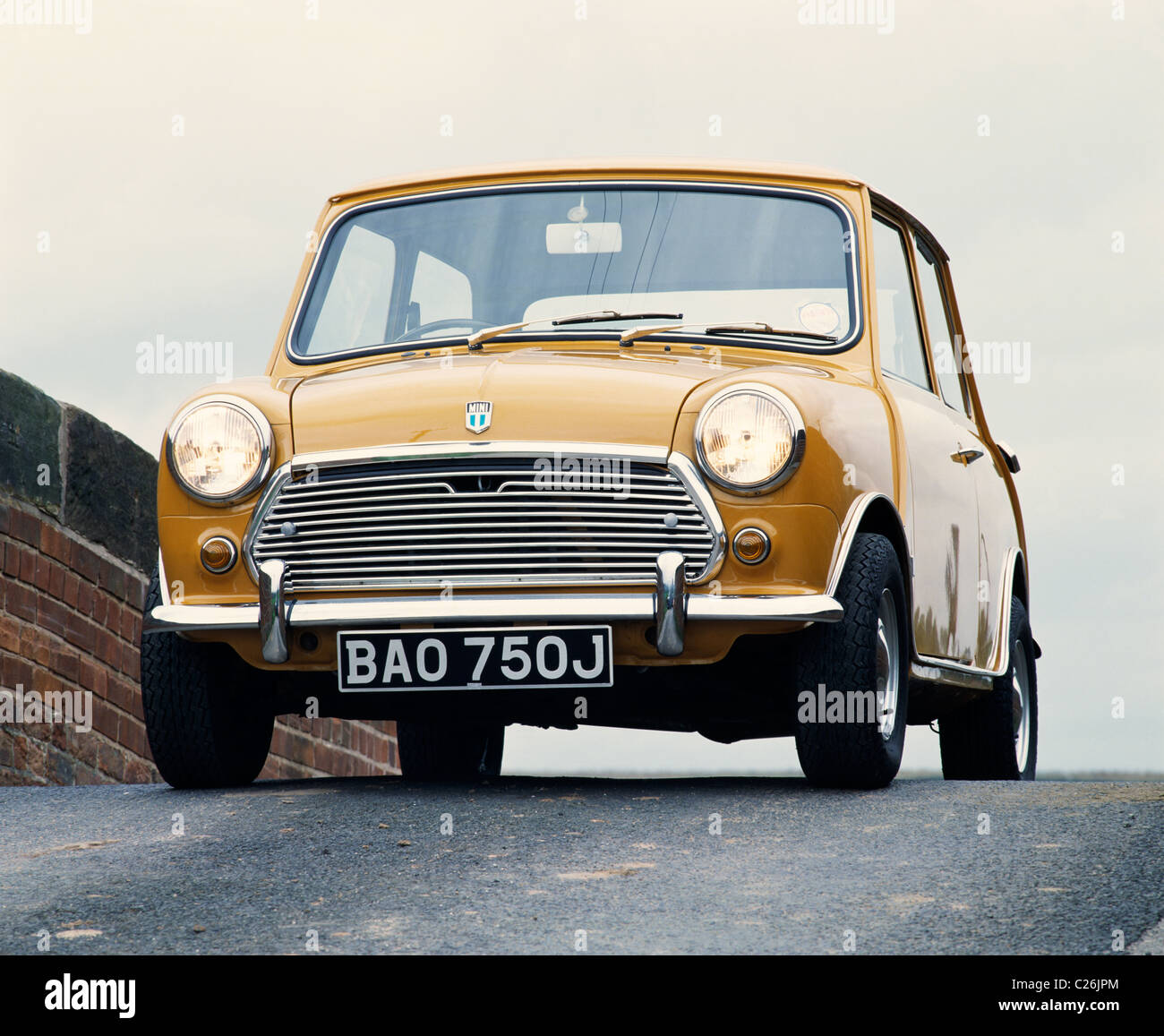 yellow Mini Cooper S MKIII, 1971 Stock Photo - Alamy