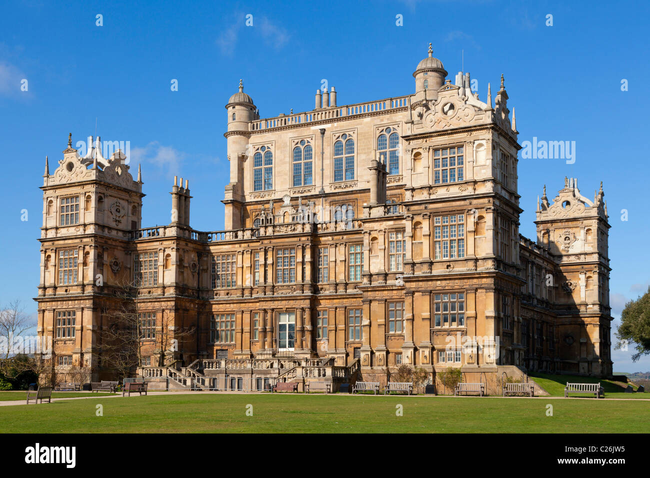 Wollaton Hall museum Wollaton Park Nottingham Nottinghamshire England ...