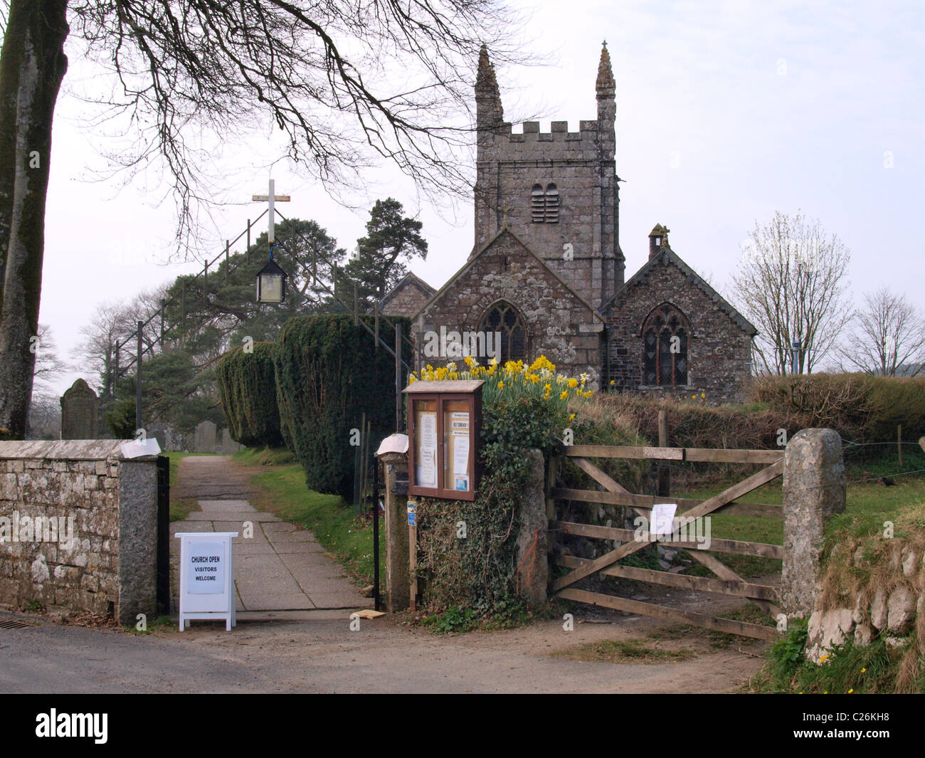 Lydford Church, Devon, UK Stock Photo - Alamy
