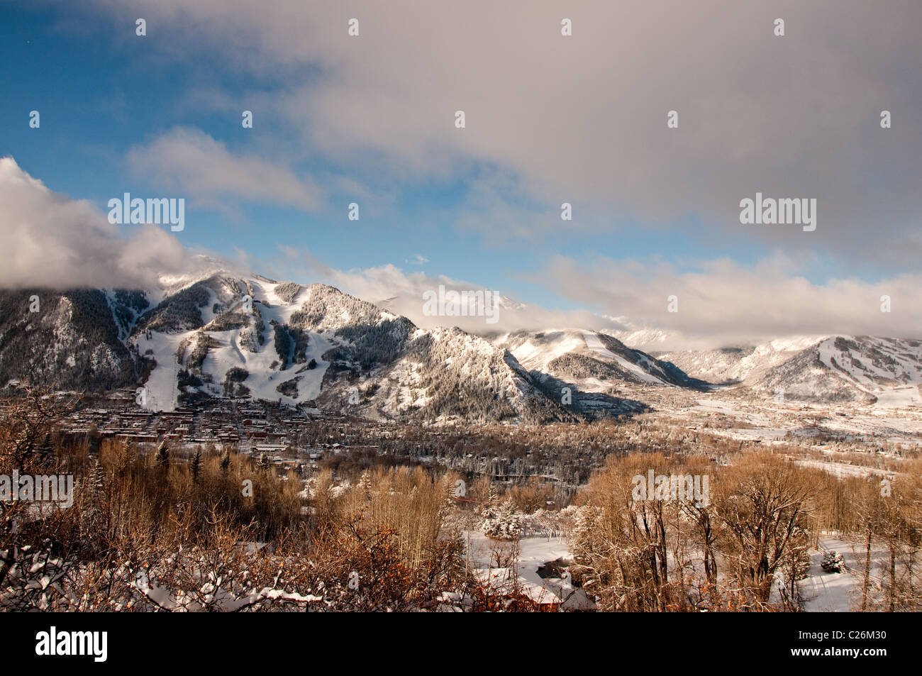 A view of the mountains near to Aspen, Colorado Stock Photo - Alamy