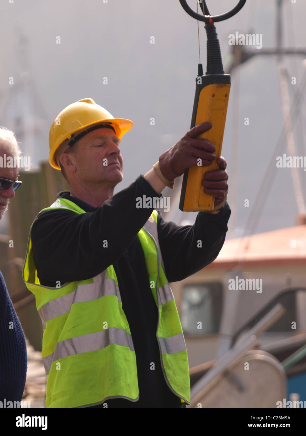 Workman hard hat hi-res stock photography and images - Alamy
