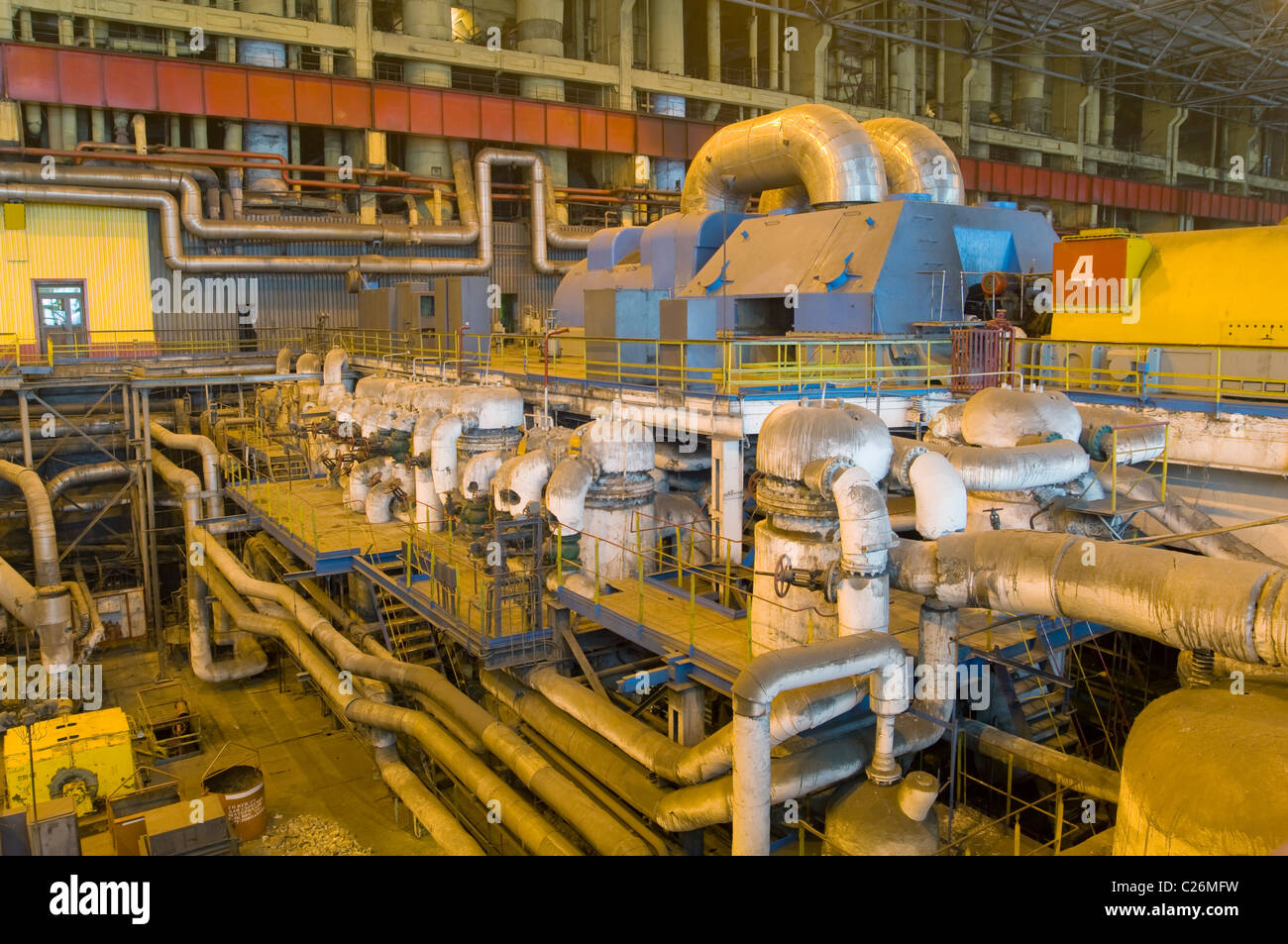 factory with equipment to produce fuel energy Stock Photo - Alamy