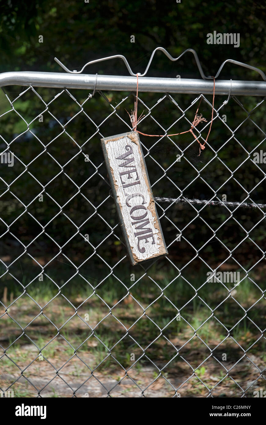Welcome gate hi-res stock photography and images - Alamy