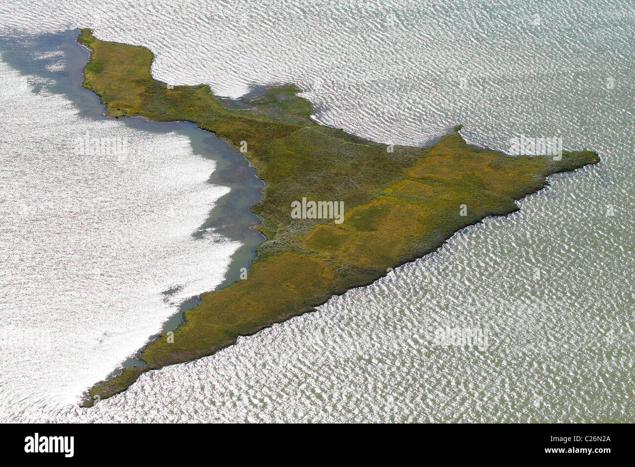Aerial view of tundra. Yamal peninsula, RUSSIA Stock Photo - Alamy