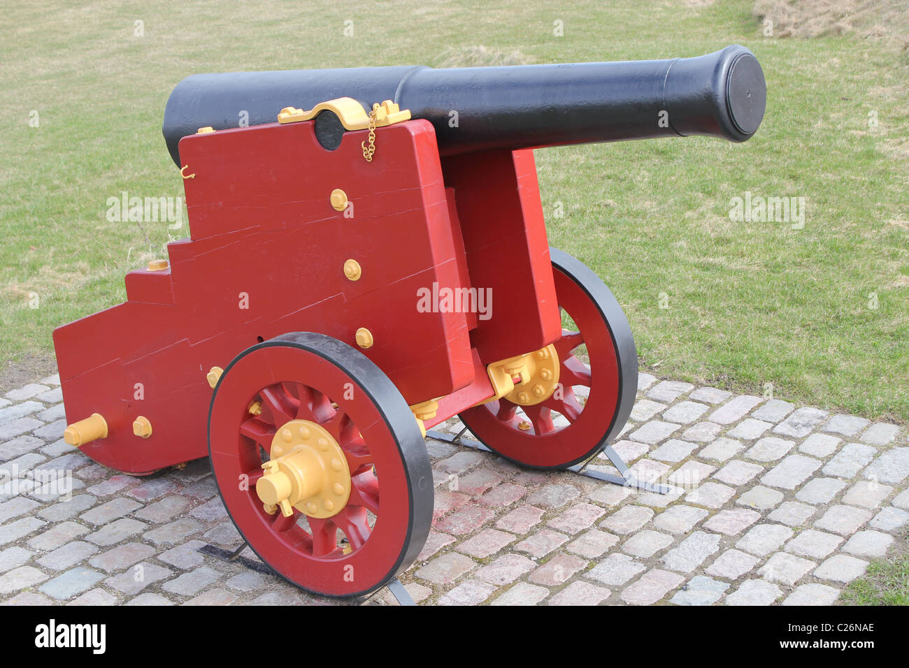 Decorative cannon in Kastellet fortress in Copenhagen Stock Photo - Alamy