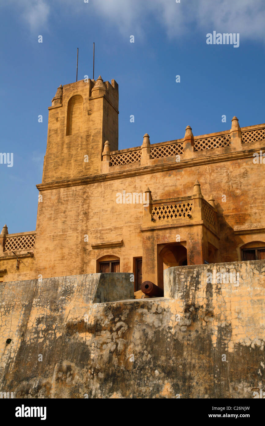 Dansborg Fort at Tranquebar an old Danish colony in Tamil Nadu India ...