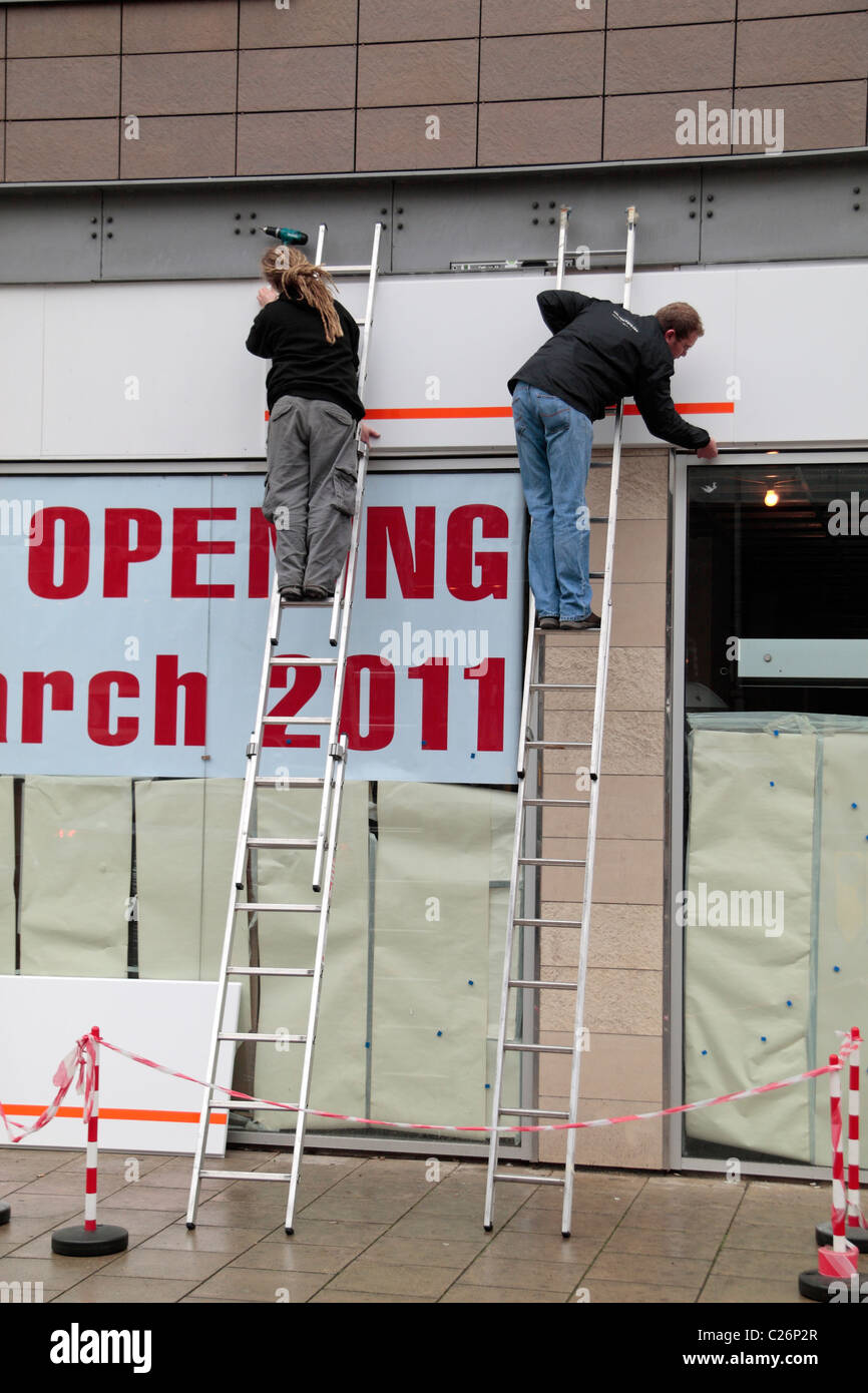 New ladders hi-res stock photography and images - Alamy