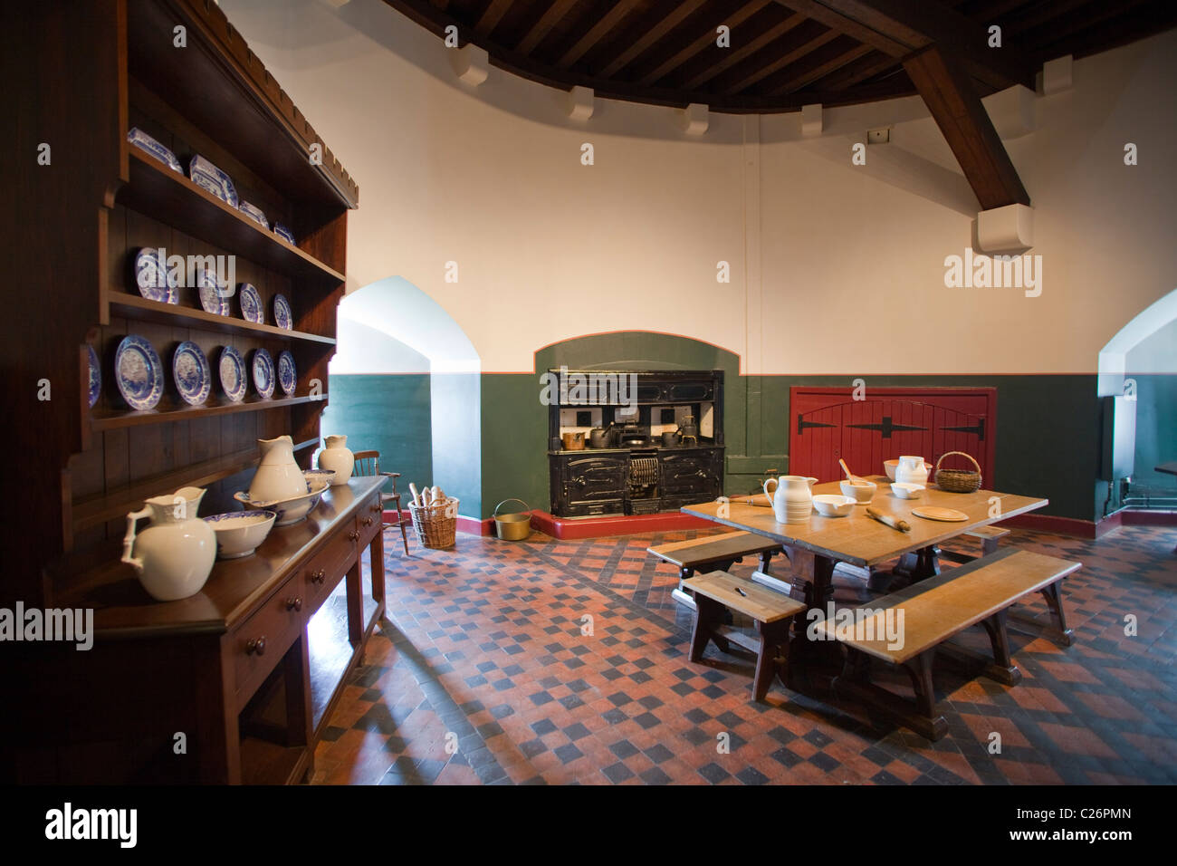 Victorian Kitchen at Castell Coch Cardiff Wales UK 117227 Castell Coch ...