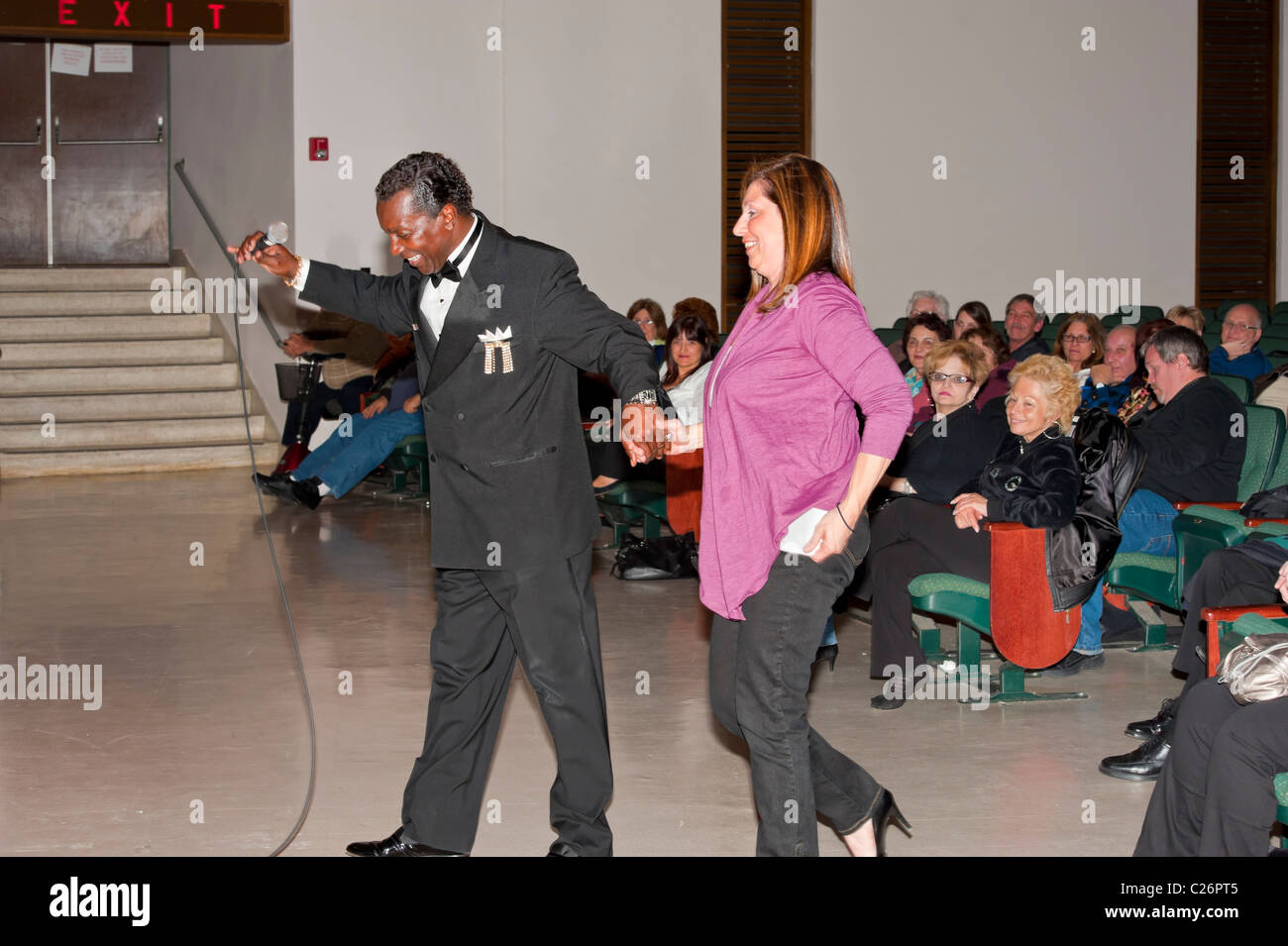 APRIL 2, 2011 - BELLMORE, NY: Audience participation with The Original ...