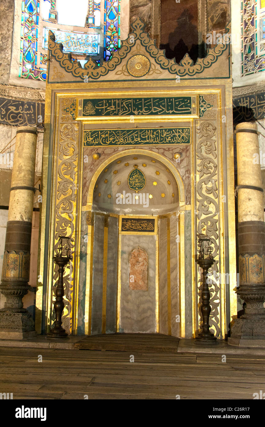 Hagia sophia mihrab hi-res stock photography and images - Alamy