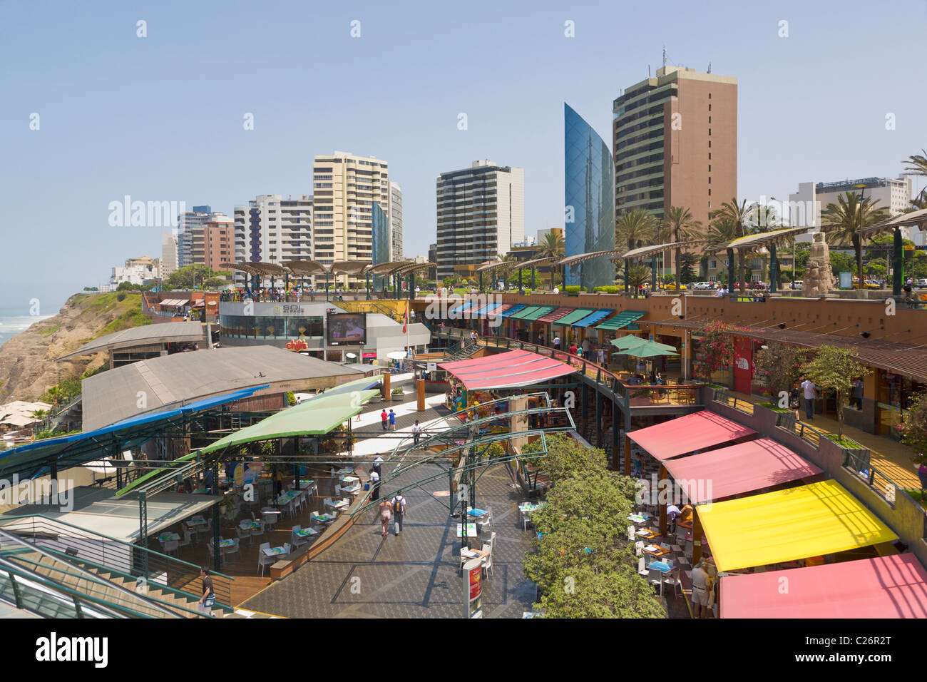 Larcomar Shopping Centre, Miraflores, Lima, Peru Stock Photo - Alamy