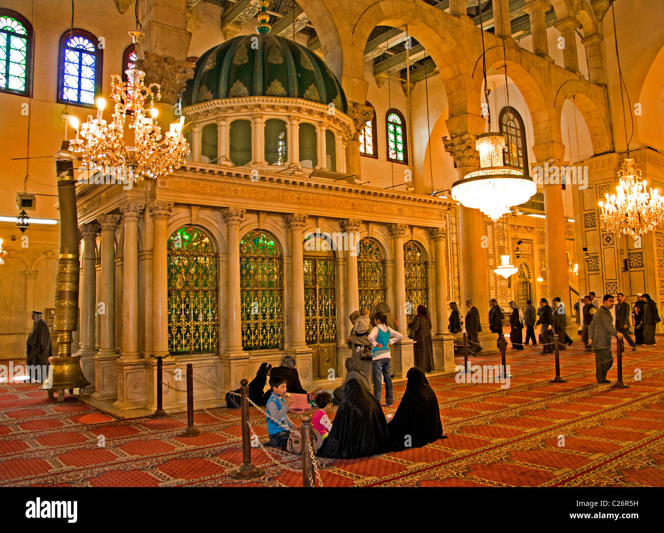 Umayyad Mosque Muslim Old City Damascus Syria Stock Photo - Alamy