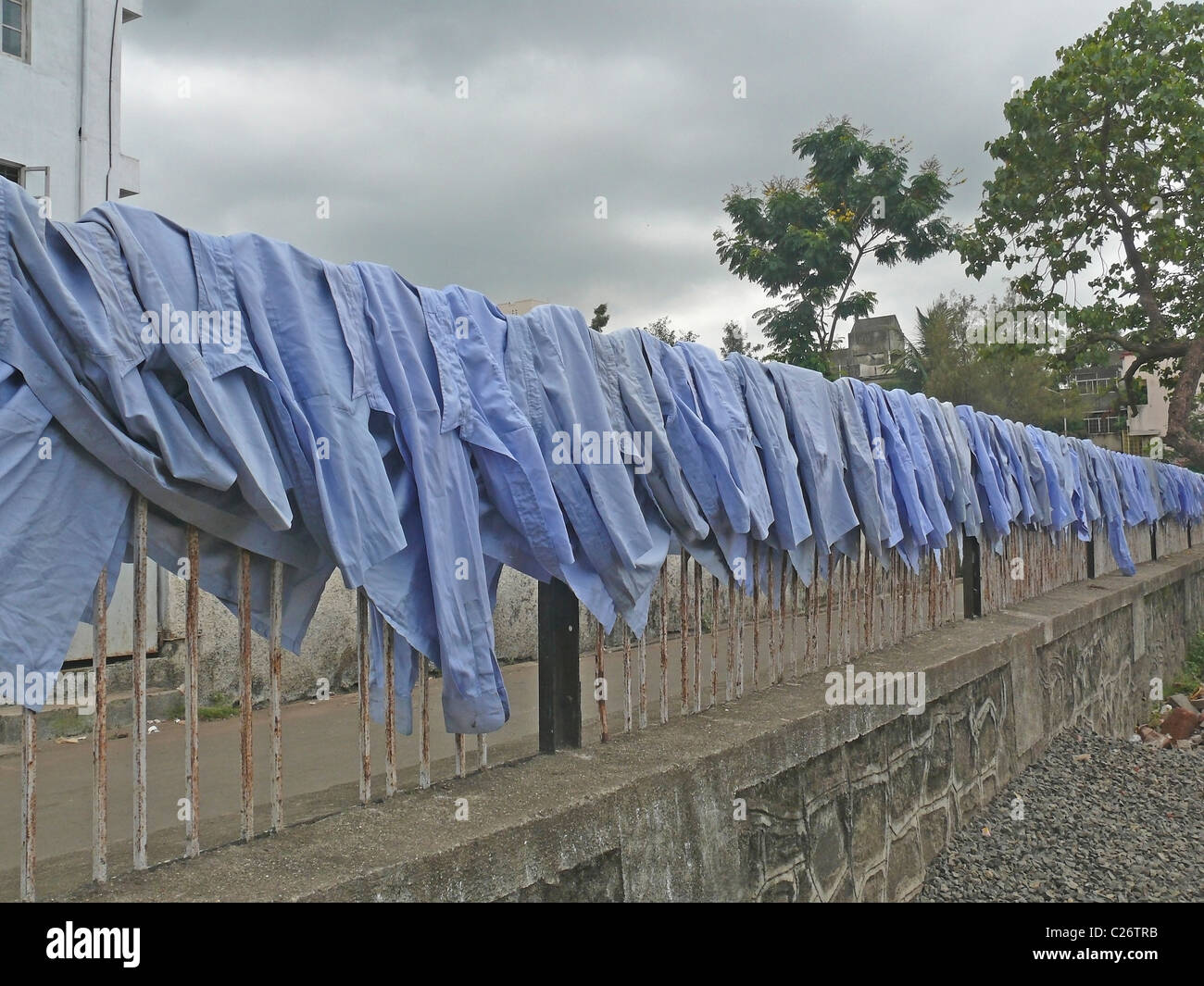 Drying clothes india hi-res stock photography and images - Alamy