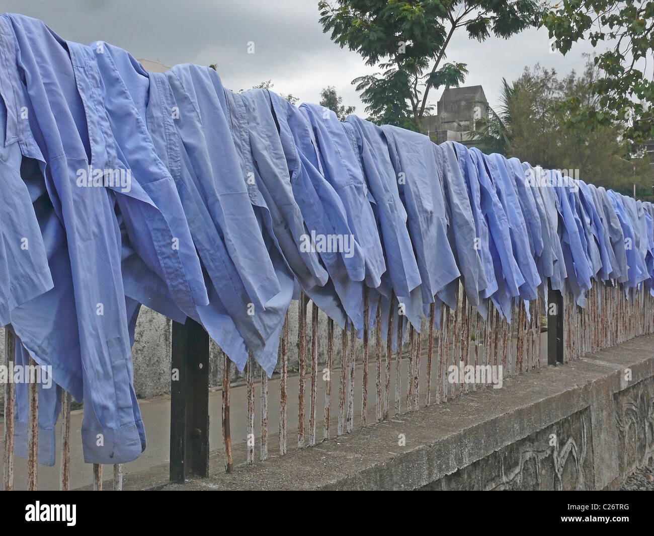 Drying clothes india hi-res stock photography and images - Alamy