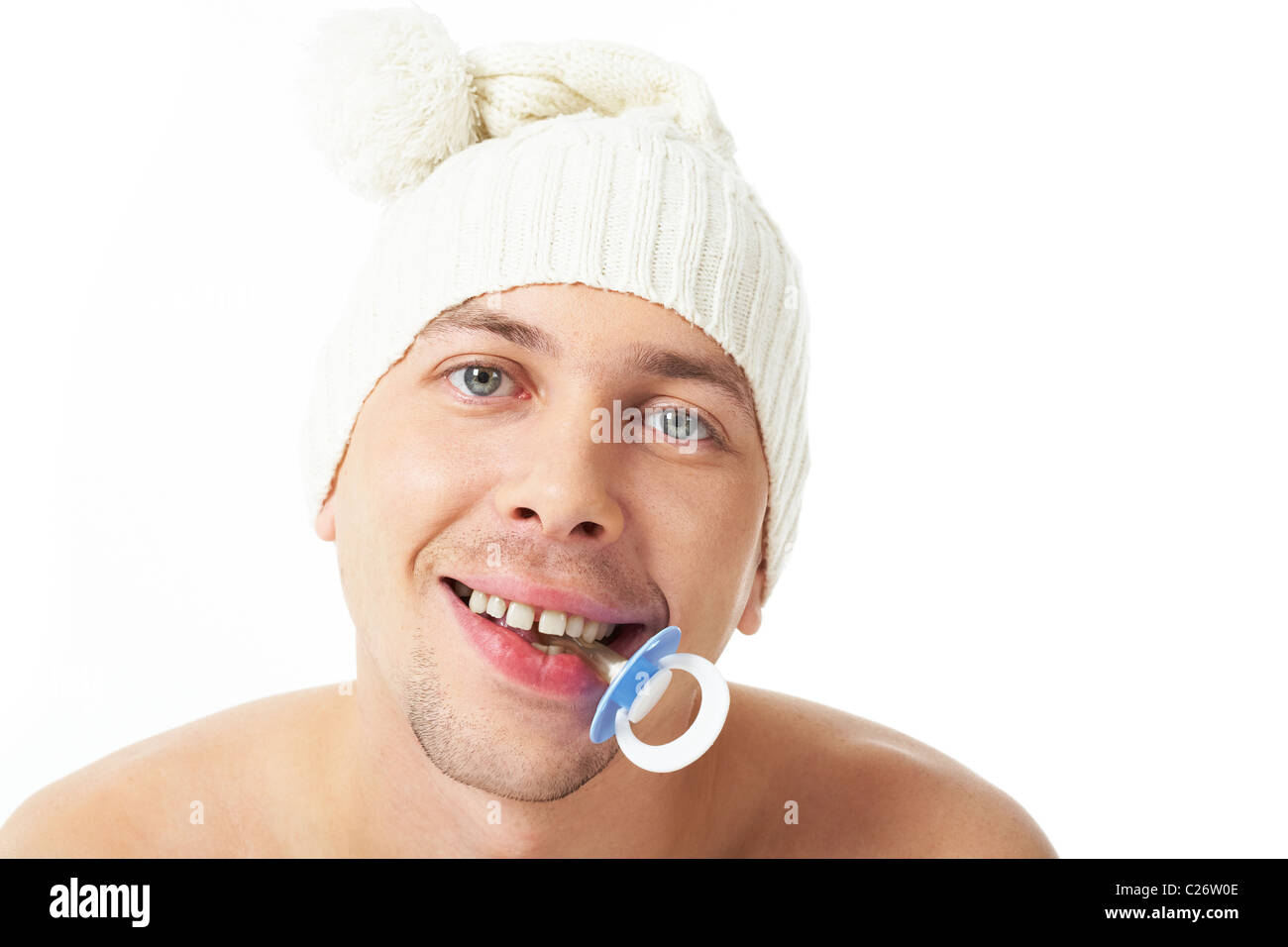 Person pacifier portrait sucking hi-res stock photography and images ...