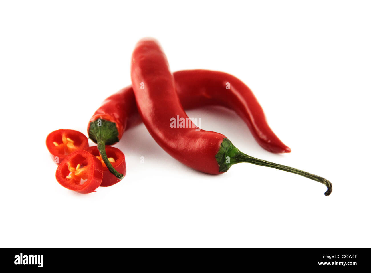 Indian spice red chilli Cut Out Stock Images & Pictures - Alamy