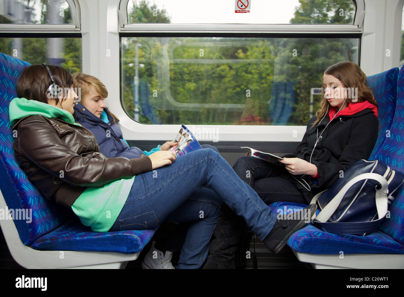 Girls Train High Resolution Stock Photography and Images - Alamy