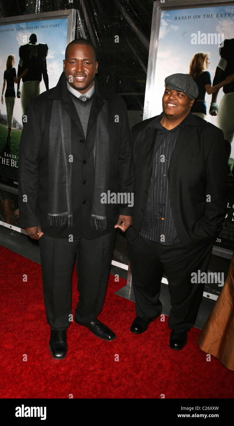 Quinton Aaron & Jared Aaron Premiere of 'The Blind Side' held at the ...