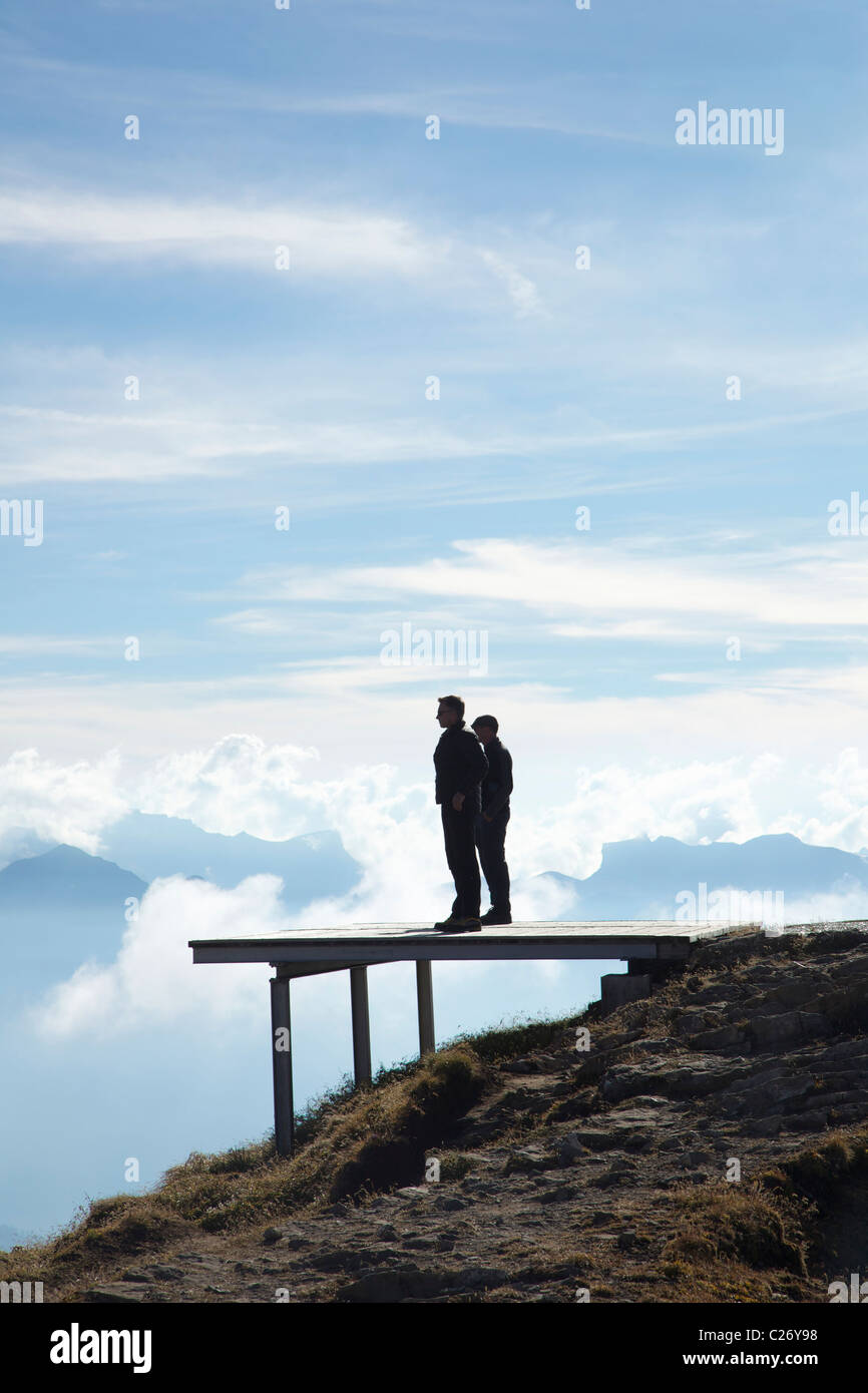 Two Men Standing Side By Side High Resolution Stock Photography and ...
