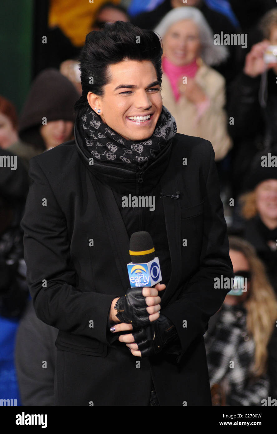 Adam Lambert Appearance on 'CBS Early Show' at the CBS Plaza, NYC New ...